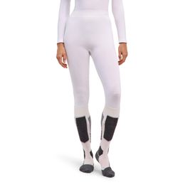 Falke Damen Funktionsunterhose "3/4 Maximum Warm", wei&szlig;, Gr. XL, Obermaterial: 67% Polyamid PA. 26% Polyester PES. 7% Elasthan EL., Unterhosen