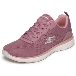 Skechers Damen Sneaker "SUMMITS-QUIET DREAM", Gr. 35, rosa, Textil, Schuhe, Schn&uuml;rschuh, Halbschuh, Freizeitsneaker, maschinenwaschbar