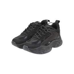 Buffalo Damen Trainingsschuh "Buffalo PATH LO - VEGAN NAPPA/NUBUCK", Gr. 40, schwarz, Leder, unifarben, Schuhe