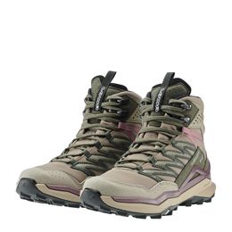Lowa Damen Wanderschuh "MADDOX PRO GORE-TEX MID WS", Gr. 42,5, beige, Synthetik, Textil, Schuhe, wasserdicht, winddicht,atmungsaktiv dank GORE-TEX