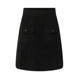 JOOP! JOOP Damen Midirock "Kurta", schwarz, Gr. 40, Obermaterial: 48% Nylon, 27% Viskose, 20% Wolle, 5% Kaschmir, R&ouml;cke