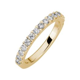 LYOMI Damen Fingerring "585/- Gelbgold 16 synth. Diam. 0,70ct.", 056 (17,8), 0,7 VS = sehr kleine Einschl&uuml;sse, Gold, gold, Gold, Fingerringe
