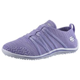 M&auml;dchen Slip-On Sneaker, Dockers by Gerli, Gr. 33, lila, Textil, meliert, Schuhe, Barfu&szlig;sohle, Schn&uuml;rschuh, Schlupfschuh mit Gummizug