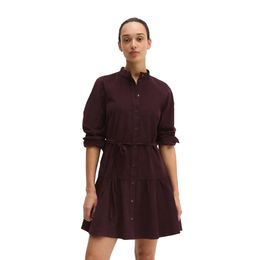 Marc O'Polo MARC O'POLO Damen Cordkleid, lila, Gr. 44, unifarben, Cord, Obermaterial: 78% Baumwolle, 22% Lyocell, Kleider, mit Bindeg&uuml;rtel, Flared Fit