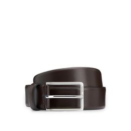 BOSS Herren Lederg&uuml;rtel "Erman-L_Sz35", braun, Gr. 115, unifarben, Leder, G&uuml;rtel, mit dezenter BOSS-Pr&auml;gung auf der Schlie&szlig;e