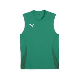 Puma Herren Fu&szlig;balltrikot "TEAMGOAL SLEEVELESS JERSEY"sport gr&uuml;n, Puma wei&szlig;, power gr&uuml;n, Gr. XXL, unifarben, Interlock, Obermaterial: 100% Polyester,
