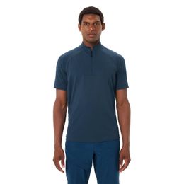 Vaude Herren Radtrikot "Men's Adlux HZ Shirt"schwarz sea, Gr. L, Obermaterial: 100% Polyester, Trikots, f&uuml;r Radfahren, f&uuml;r Erwachsene, f&uuml;r sportliche