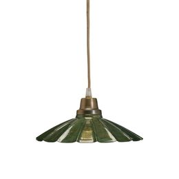 PR Home H&auml;ngeleuchte Ester, Dunkelgr&uuml;n, Metall, Lampen & Leuchten, Innenbeleuchtung, Leuchten nach R&auml;umen, Esstischlampen