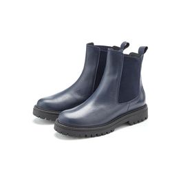 ELBSAND Stiefelette 'Chelseaboots, Schlupfstiefel, Lederstiefelette, Herbststiefelette' blau Gr. 41 f&uuml;r Damen