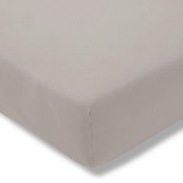 Estella Spannbetttuch Exquisit, Greige, Textil, 200x200 cm, Textiles Vertrauen - Oeko-Tex&reg;, b&uuml;gelfrei, weich und anschmiegsam, perfekter Sitz, Schlaftextilien, Bettw&auml;sche, Bettlaken, Spannbettlaken
