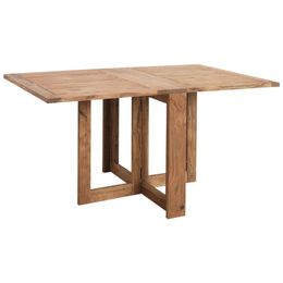 Livetastic Klapptisch, Akazie, Holz, Akazie, massiv, rechteckig, eckig, 90x76x145 cm, klappbar, Esszimmer, Tische, Esstische
