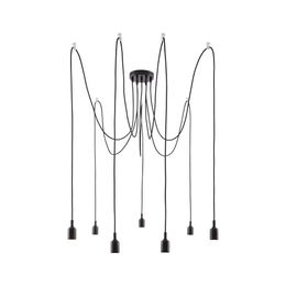 Paulmann H&auml;ngeleuchte, Schwarz, Metall, Kunststoff, 15x200x15 cm, LED-Leuchtmittel austauschbar, Lampen & Leuchten, Innenbeleuchtung, Leuchten nach R&auml;umen, Esstischlampen