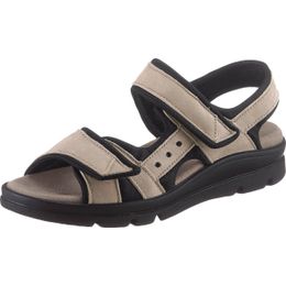 Aco Damen Sandale beige, Gr&ouml;&szlig;e 37