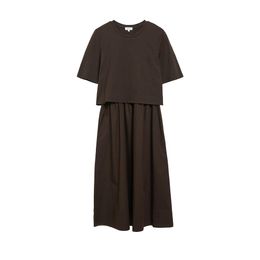 s.Oliver Kleid Damen Gr&ouml;&szlig;e 38 dunkelbraun Sommerkleid