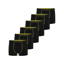 Normani Boxershorts Herren Gr&ouml;&szlig;e L gelb / schwarz