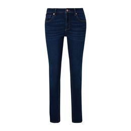 QS Jeans 'Catie' Damen Gr&ouml;&szlig;e 24/25 dunkelblau / braun