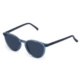 Fielmann JIL 010 SUN CL | Kinder-Sonnenbrille | Fassung: Vollrand, Oval, Acetat, Blau Transparent | Glasfarbe: Grau