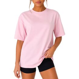 Reichstadt Damen Regular Fit T-Shirt Shoulder Drop in Pink | Gr.: XL