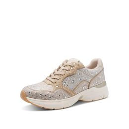 Marco Tozzi Sportliche Schn&uuml;rschuhe in Beige | Gr.: 38