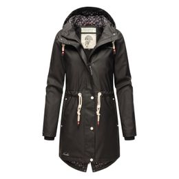 Navahoo Damen Regenjacke Flower of Ocean &ndash; Stylisch & Wasserdicht