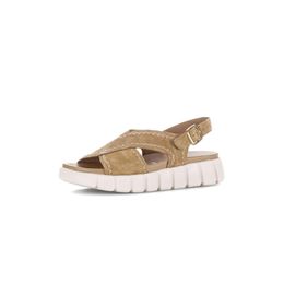 Gabor Plateau Sandalen in braun | Gr.: 37,5