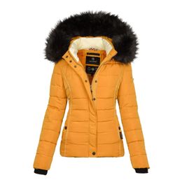 Navahoo Damen Winterjacke Miamor &ndash; Warm Gef&uuml;ttert Mit Abnehmbarer Kapuze & Kunstfellkragen