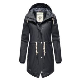 Navahoo Damen Regenjacke Flower of Ocean &ndash; Stylisch & Wasserdicht