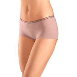 Lascana Damen Panty, Braun, Gr. 32/34, Unterhosen, Material: Baumwolle