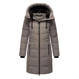 Marikoo Damen Winterjacke Natsukoo &ndash; warm, mit Teddyfell & Kapuze