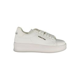 Gaelle Paris Bianco Polyurethan Damen Sneaker