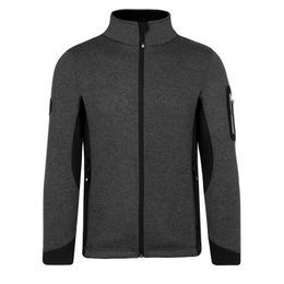Normani Fleecejacke 'Wapusk' Herren Gr&ouml;&szlig;e 5XL anthrazit / schwarz