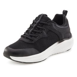 Lascana Damen Sneaker, Schwarz, Gr. 35, Sneakers & Schn&uuml;rer, Material: Leder