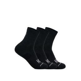 Hoka One One Hoka Quarter Run Sock 3-Pack Bekleidung Unisex schwarz