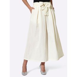 Heine Damen A-Linien-Rock, Natur, Gr. 46, Lange R&ouml;cke, Material: Polyester