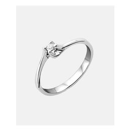 Diamant L'&eacute;ternel Ring aus 375 Wei&szlig;gold mit Diamant | Gr.: 58