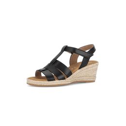 Gabor Keilsandaletten in schwarz | Gr.: 38,5