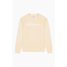 Champion Pullover Sweatshirt aus Baumwollfleece mit Logo-Schriftzug