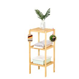 Floordirekt Bambus-Standregal Lowa Ideal zur kreativen Anordnung Ihrer Wohnaccessoires