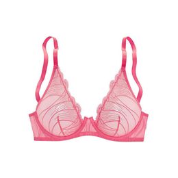 Lascana B&uuml;gel-BH in Pink - 53% | Gr&ouml;&szlig;e 85E | Damen-bhs