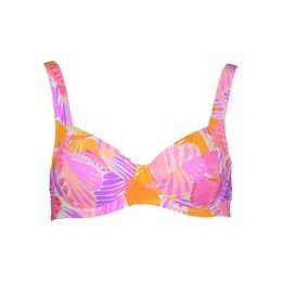 Sunseeker Bikini-Oberterteil in Lila/ Orange - 73% | Gr&ouml;&szlig;e 40F-Cup | Damen-bademode