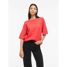 Vila Pullover "Viliga" in Rot - 20% | Gr&ouml;&szlig;e L | Damen-pullover-cardigans