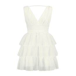 Nicowa Cocktailkleid Damen Gr&ouml;&szlig;e 34 wollwei&szlig;