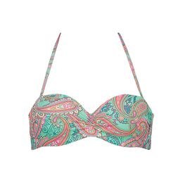 Venice Bikini-Oberteil in Mint/ Pink - 53% | Gr&ouml;&szlig;e 42D-Cup | Damen-bademode