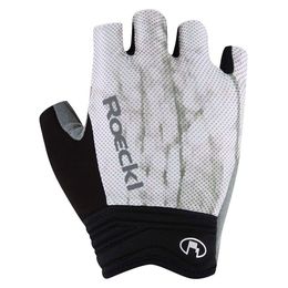 Roeckl Sports Fahrradhandschuhe "Ischia" in Wei&szlig;/ Schwarz - 42% | Gr&ouml;&szlig;e 7,5 | Damenhandschuhe