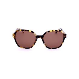 Tom Tailor Damen-Sonnenbrille in Braun/ Hellbraun - 74% | Gr&ouml;&szlig;e 54 | Damen-brillen