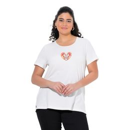 Ulla Popken Shirt in offwhite | Gr.: 46-48