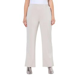 Ulla Popken Schlupfhose in graubeige | Gr.: 50-52