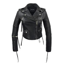 Trueprodigy Lederjacke Jade in Schwarz | Gr.: S