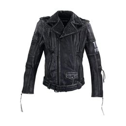 Trueprodigy Lederjacke Dwayne in Schwarz | Gr.: S