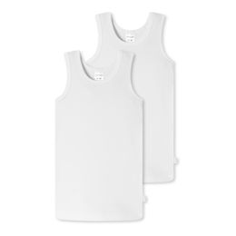 Schiesser Undershirt boy size 116 White